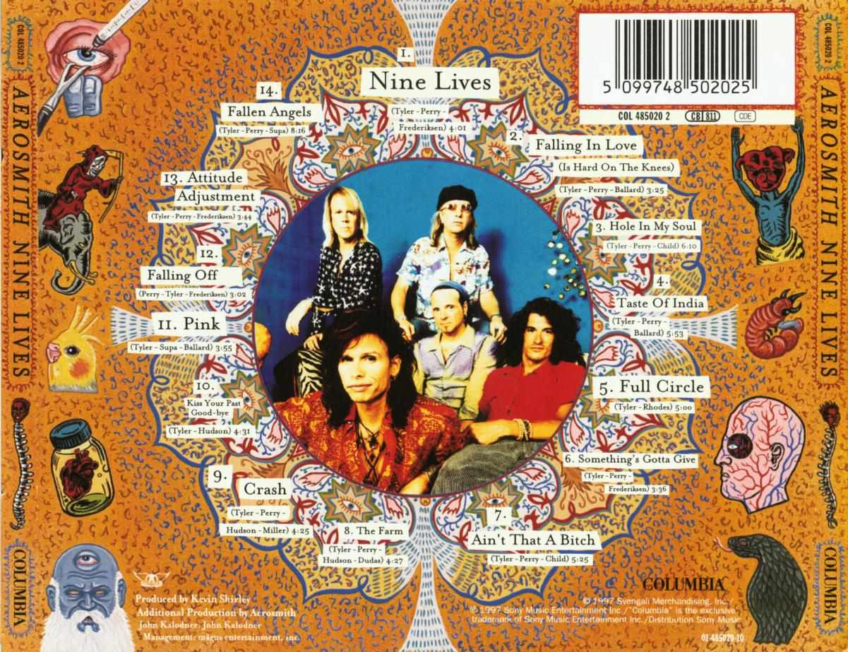 Aerosmith Nine Lives : Back EU | CD Covers | Cover Century | Over 1.000 ...